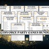 Breakup Party Games Bundle Printable Breakup Games Divorce Newly Single ...