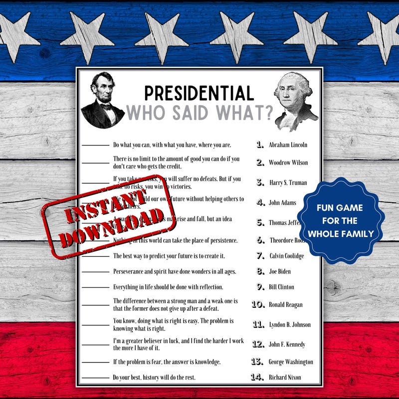 Presidents Day - Etsy
