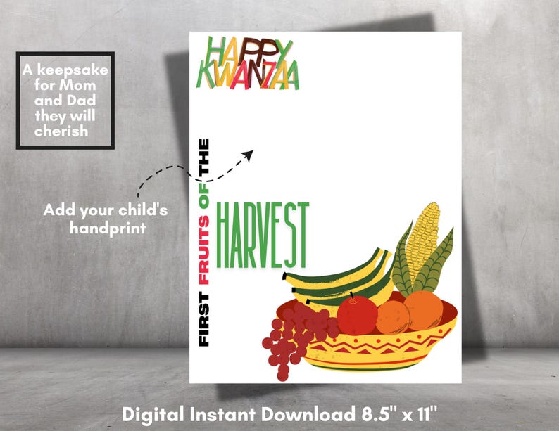 Kwanzaa Handprint Craft, Kwanzaa Activity, Kwanzaa Craft, Kwanzaa ...