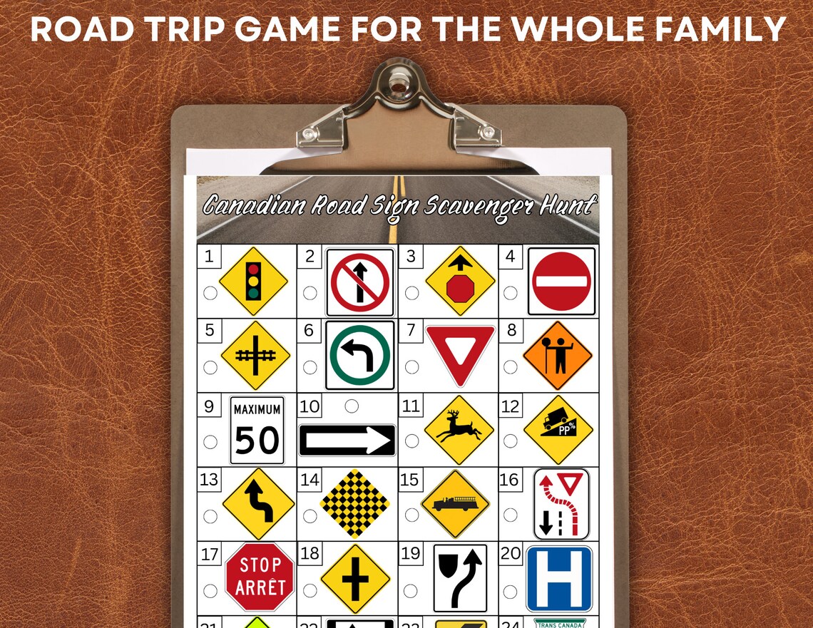 Canada Road Signs Game, Canada Car Games for Kids, Canada Road Trip ...