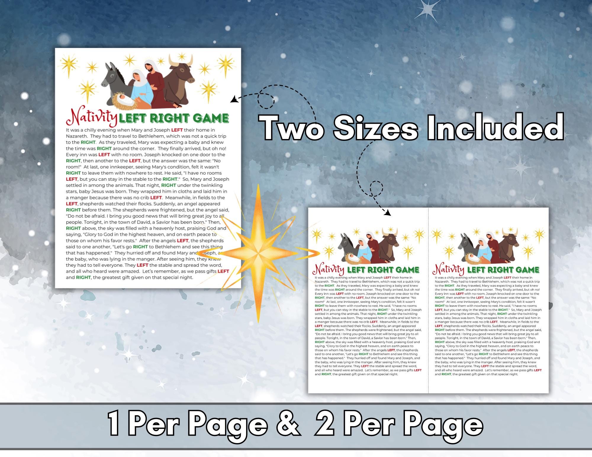 Christian Christmas Games Bundle, Nativity Games, Bible Christmas Games ...