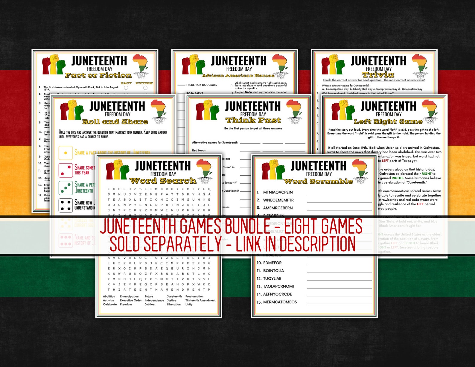 Juneteenth Fact or Fiction, Juneteenth True or False Trivia, Juneteenth ...