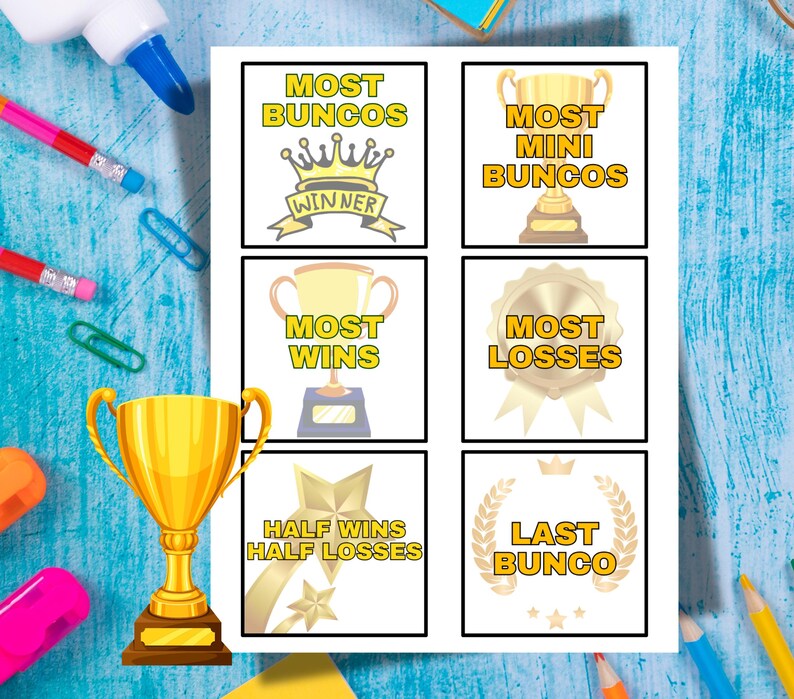 Back to School Bunco Games, Fall Dice Game, School-themed Party Games ...