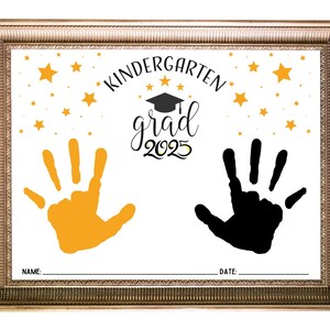 Kindergarten Graduation Handprint Craft, Last Day of School Handprint ...