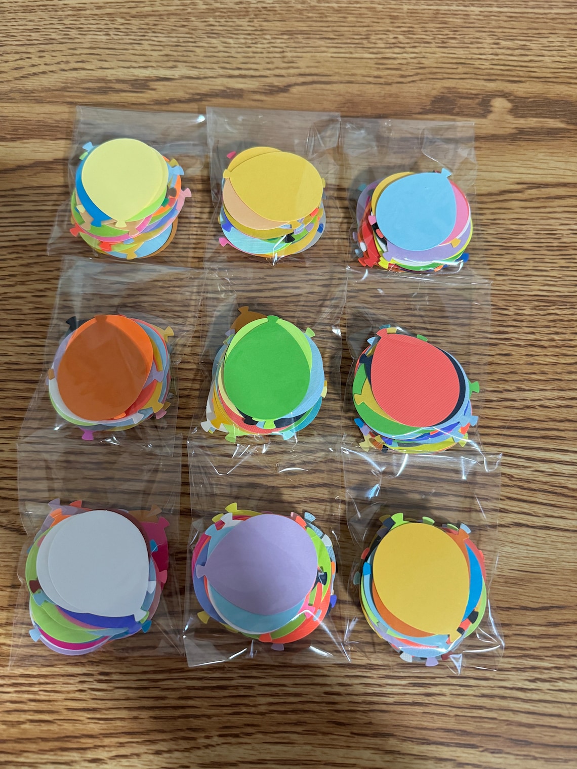 50 Large Die Cut Balloon Pieces - Etsy