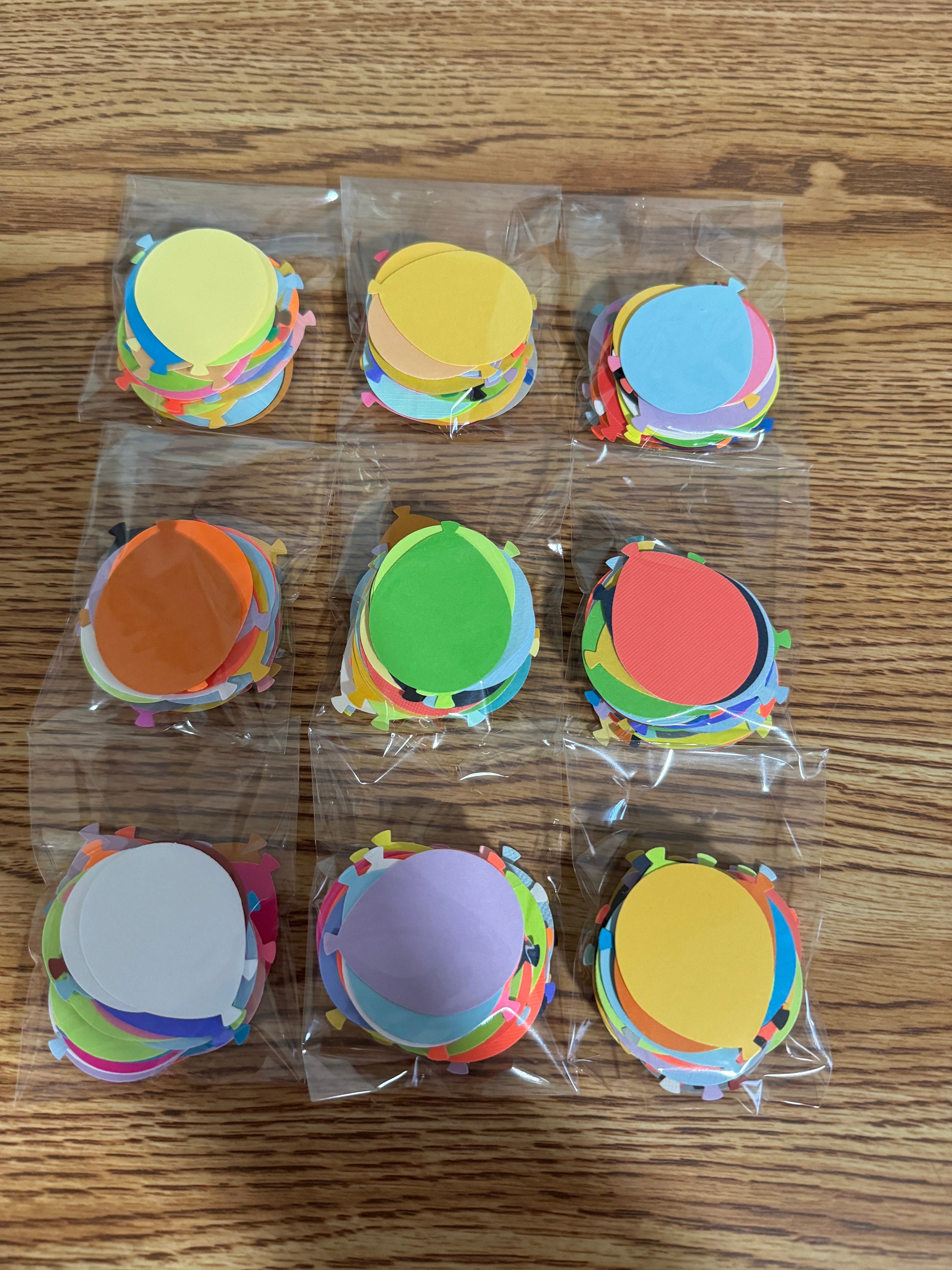 50 Large Die Cut Balloon Pieces - Etsy