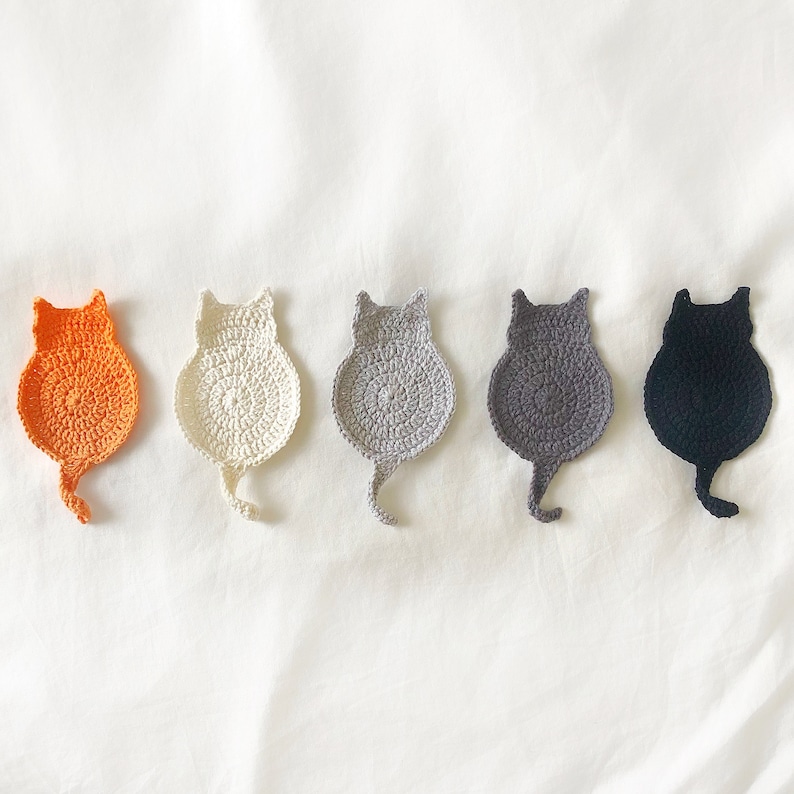 Cat Coaster Crochet Pattern DIGITAL FILE Instant Download - Etsy