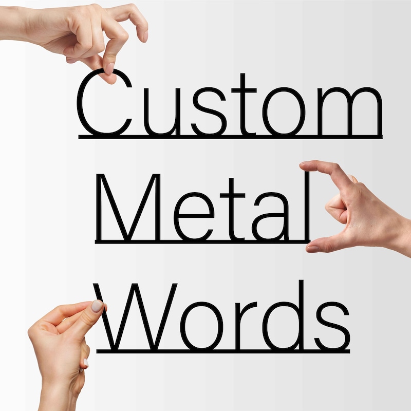 Metal Letters - Etsy
