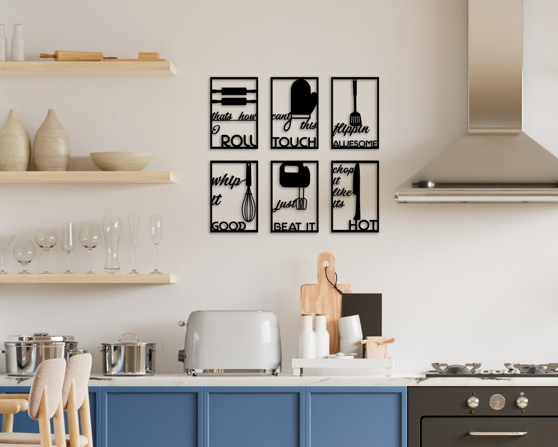Kitchen Wall Decor Metal Wall Art Kitchen Wall Art Metal - Etsy