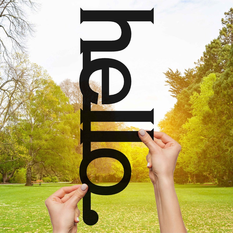 Hello Door Sign - Etsy