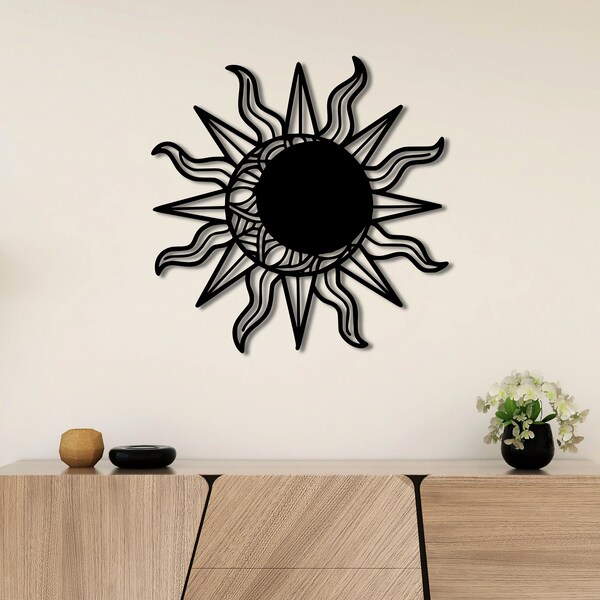 Large Metal Sun - Etsy