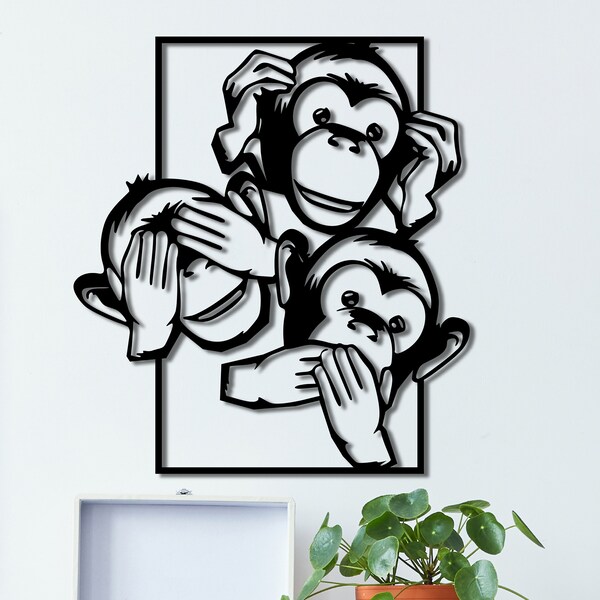 Three Wise Monkeys - Etsy