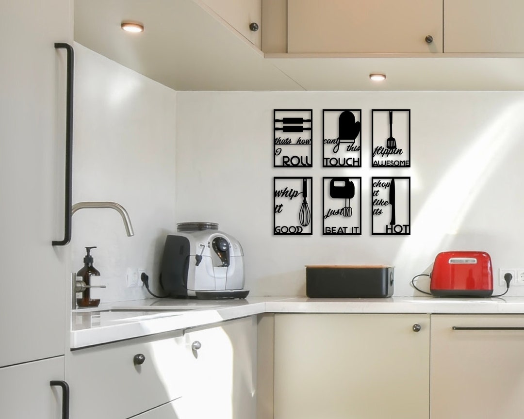 Kitchen Wall Decor, Metal Wall Art, Kitchen Wall Art, Metal Wall Decor ...