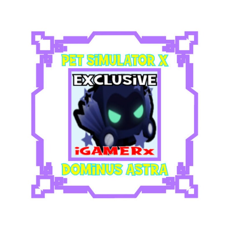 Dominus Astra Roblox Pet Simulator X Pet Sim X PSX Fast - Etsy