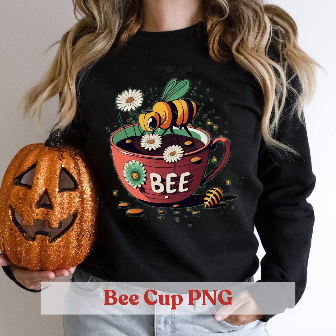 Bee Cup PNG Sublimation Design, Bee Png, Bee Clipart, Queen Bee Png ...