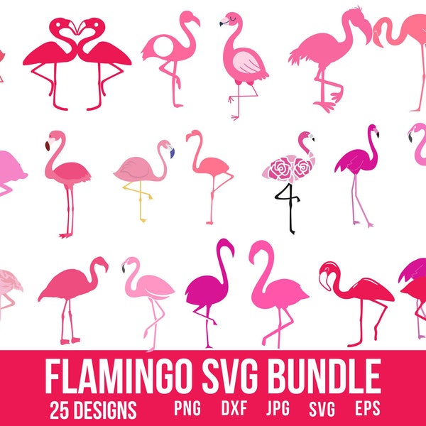 Flamingo Svg - Etsy