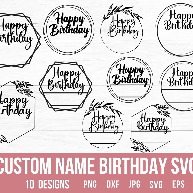Personalization Svg - Etsy