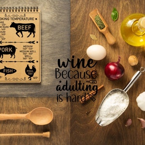 Meat Temperature Svg, Cutting Board Svg, Gifts for Cooks, Cooking Svg ...