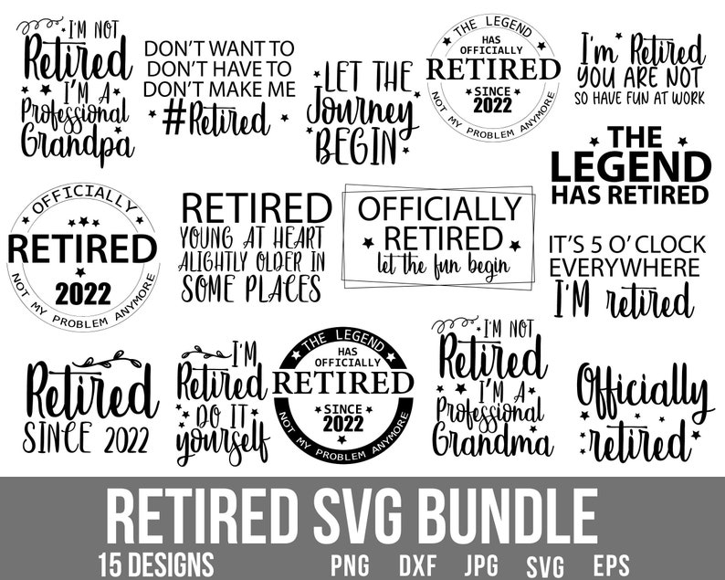 Retired Svg Retirement Svg Retirement Shirt Svg Happy - Etsy