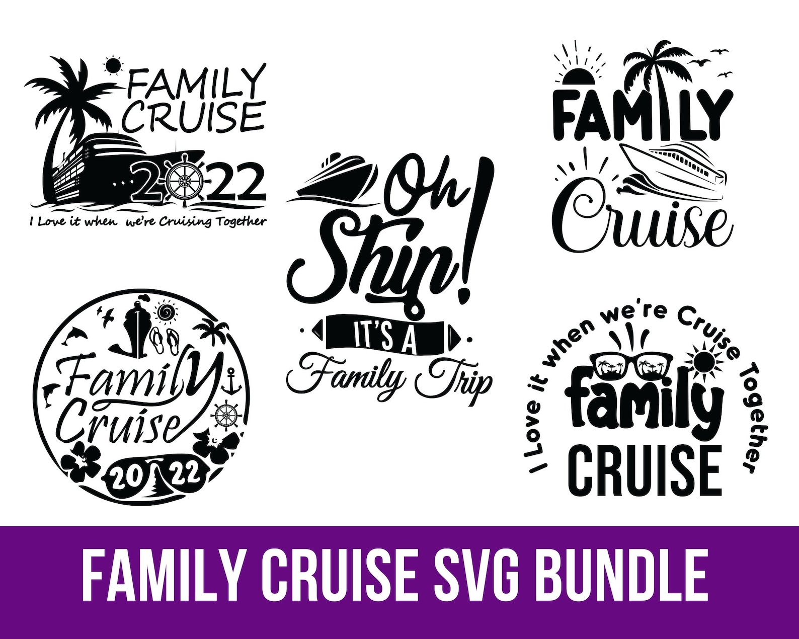Family Cruise Svg Cruise Svg Anchor Svg Vacation Svg - Etsy UK