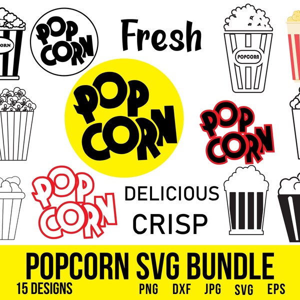 Popcorn Box - Etsy