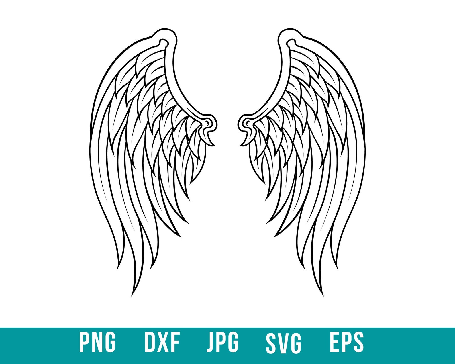Angel Wings Svg Wings Svg Angel Wings Png in Memory of Svg - Etsy