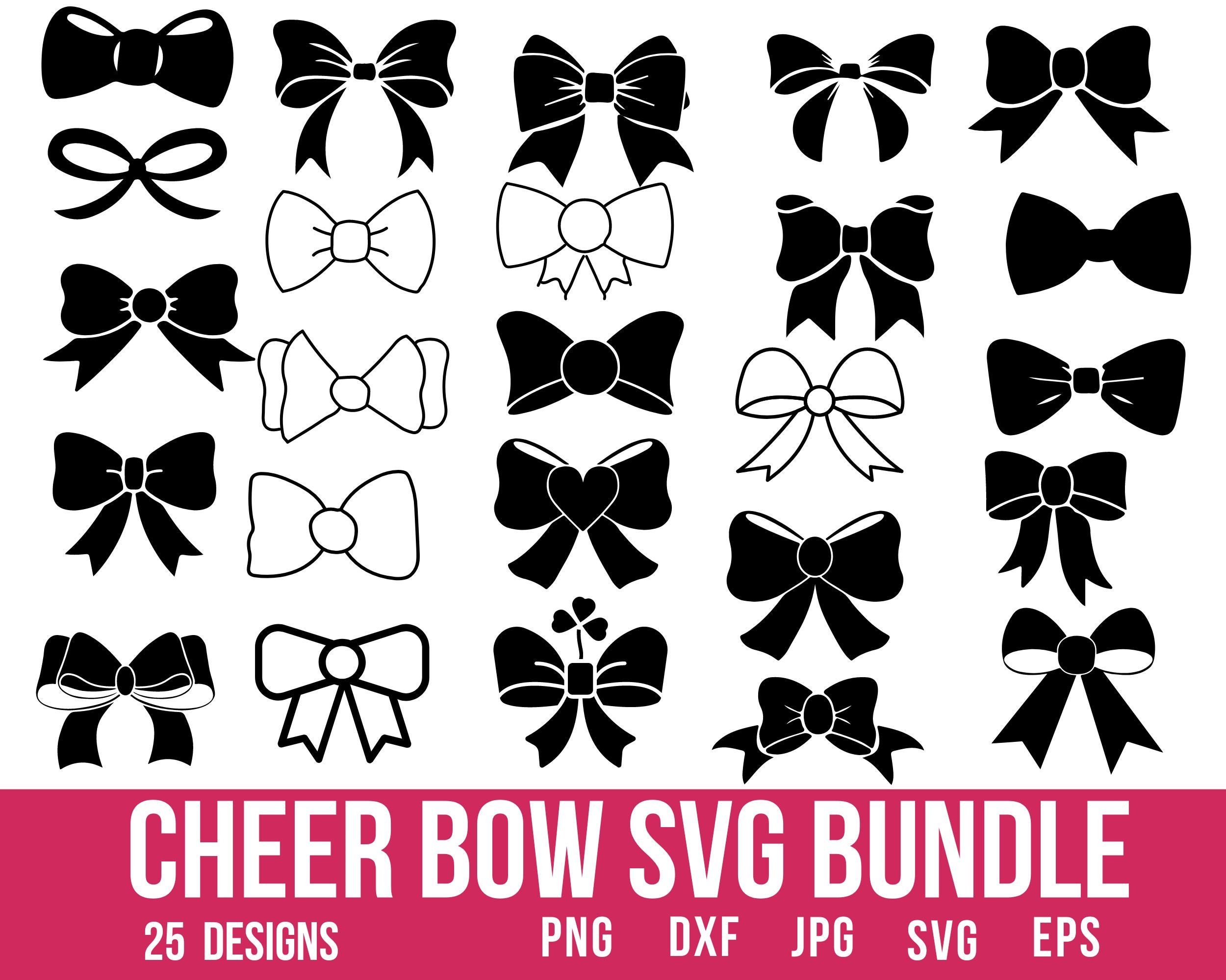 Cheer Bow Svg Bow Svg Hair Bow Svg Bows Svg Bow Tie Svg - Etsy Hong Kong