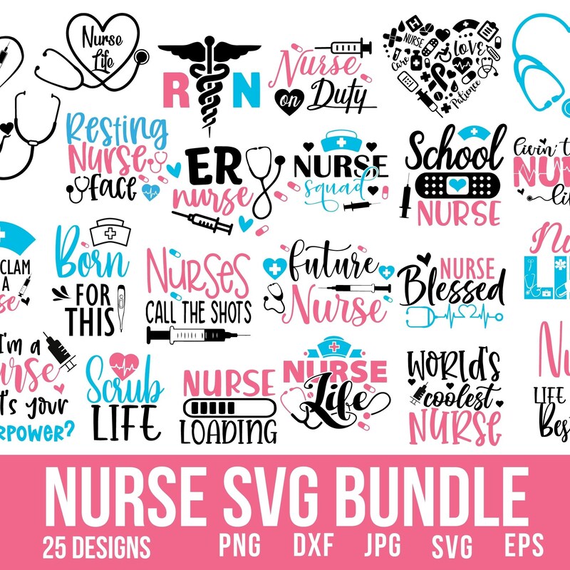 Nurse Svg - Etsy