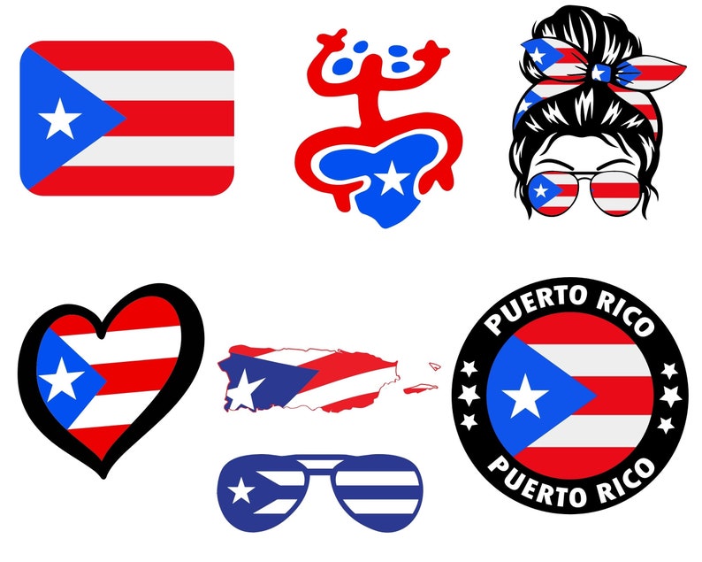 Puerto Rico Svg Latina Svg Cricut Svg Puerto Rico Png - Etsy