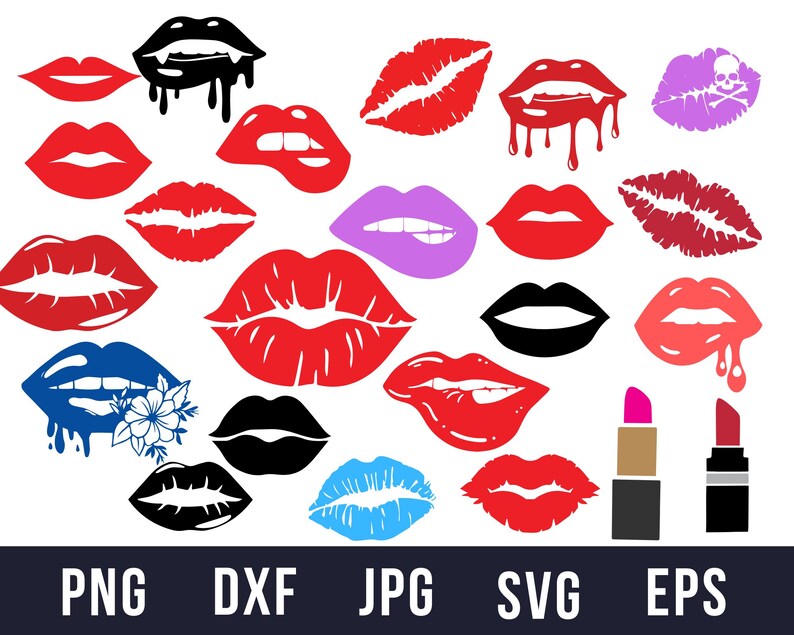Lips Svg Dripping Lips Svg Biting Lips Svg Vampire Lips - Etsy