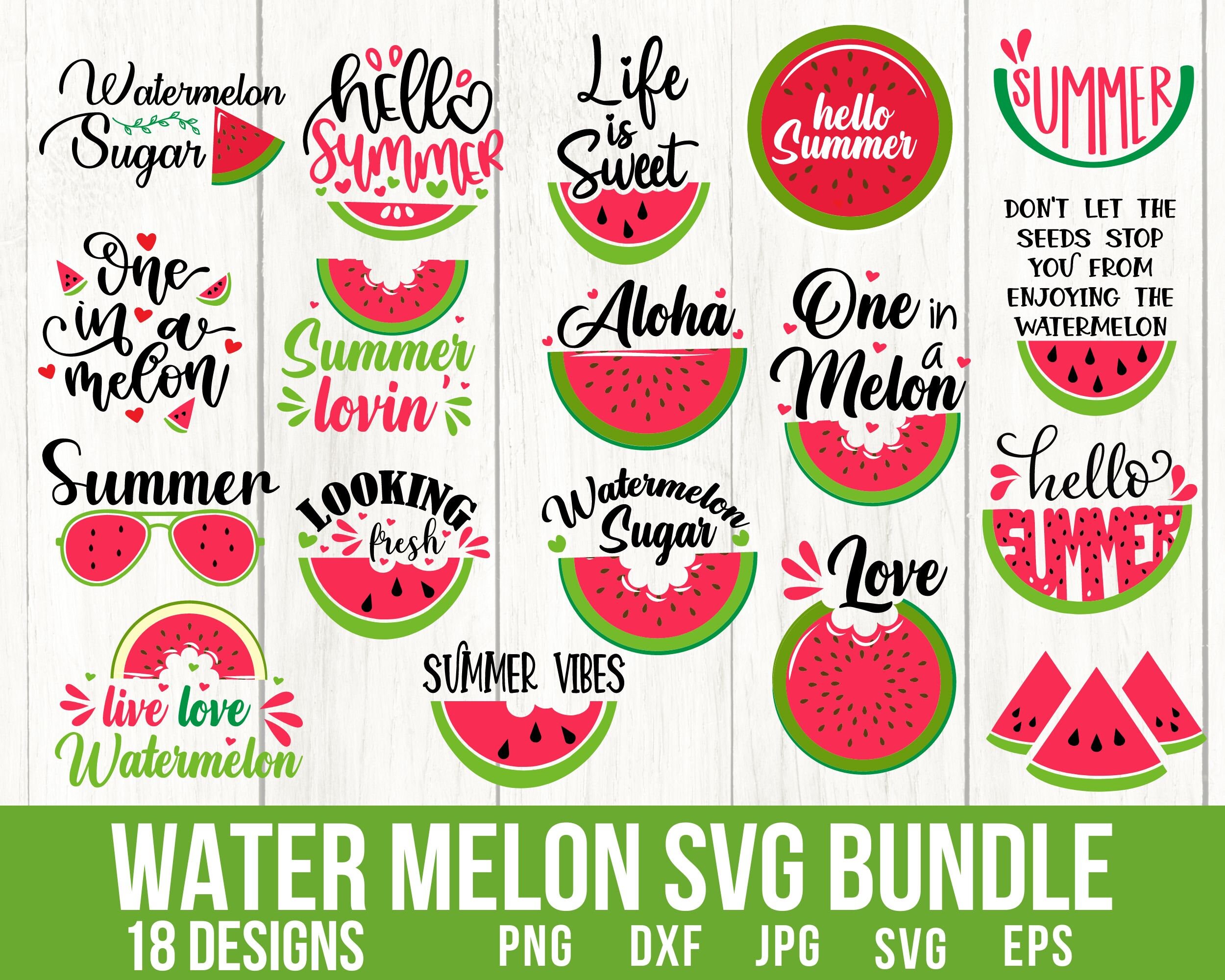 Watermelon Svg Summer Svg One in A Melon Svg Fruit Svg - Etsy