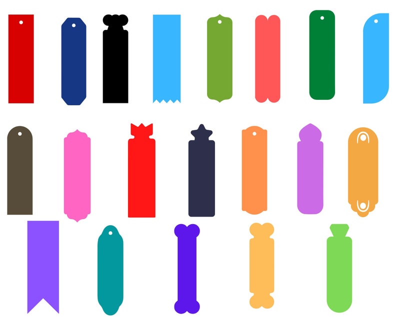 Bookmark Svg Printable Bookmarks Svg Files for Cricut - Etsy