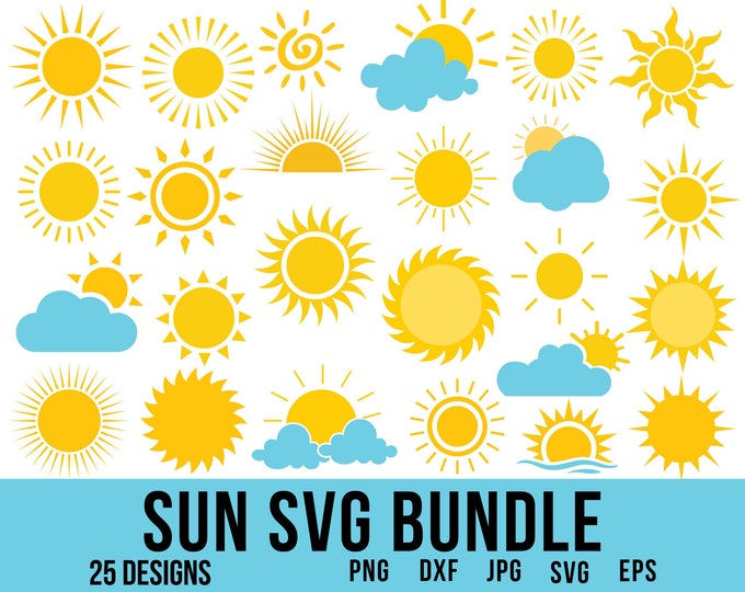 Sunshine SVG, Sun Svg, Sun Vector, Boho Sun Svg, Sunshine Cut File, Sun ...