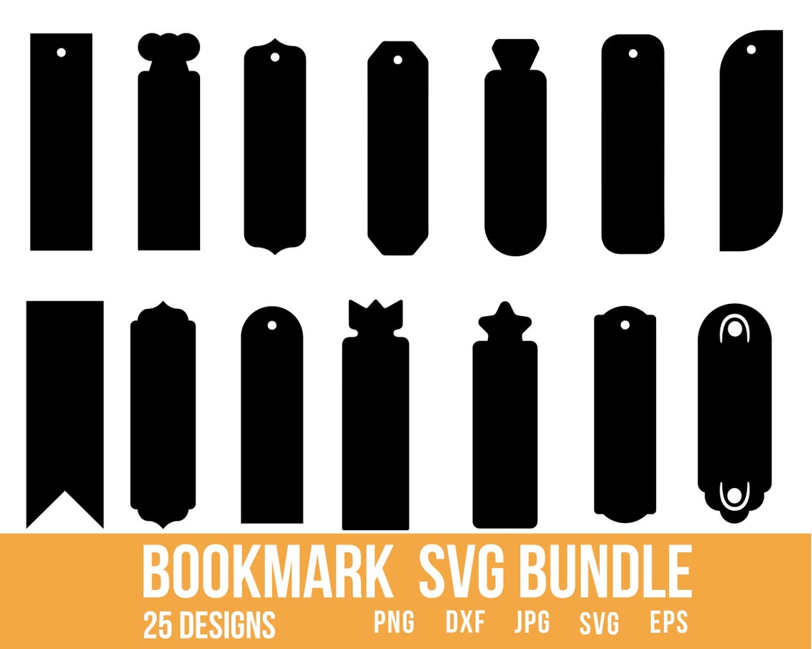 Bookmark Svg Printable Bookmarks Svg Files for Cricut - Etsy