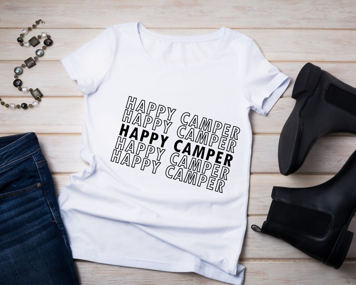 Happy Camper Svg Camping Svg Camper Svg Travel Svg Camp - Etsy