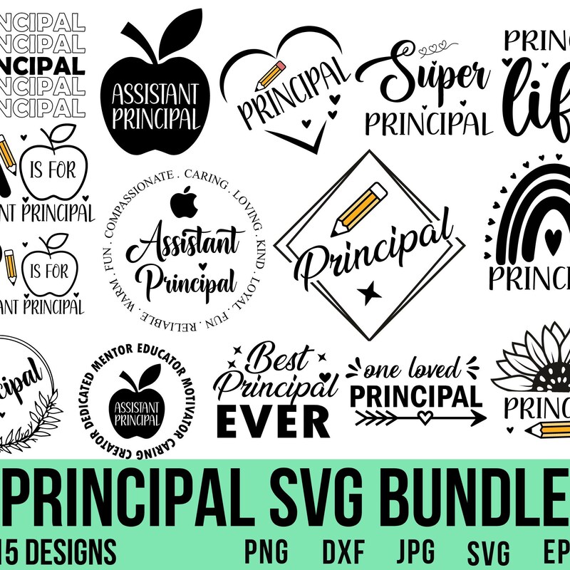 Principal Svg - Etsy