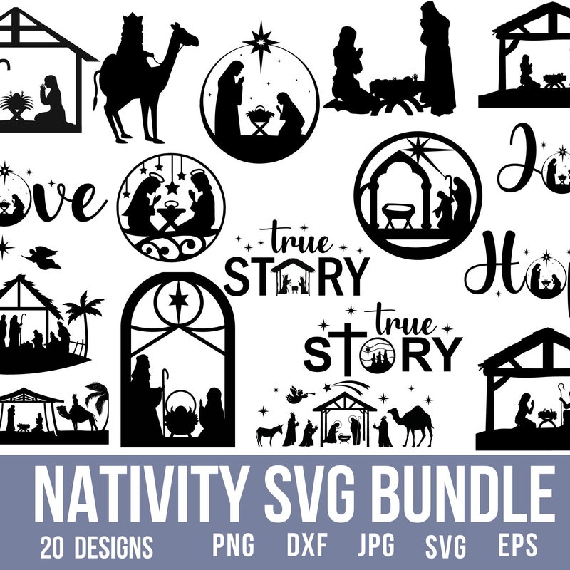 Manger Svg - Etsy