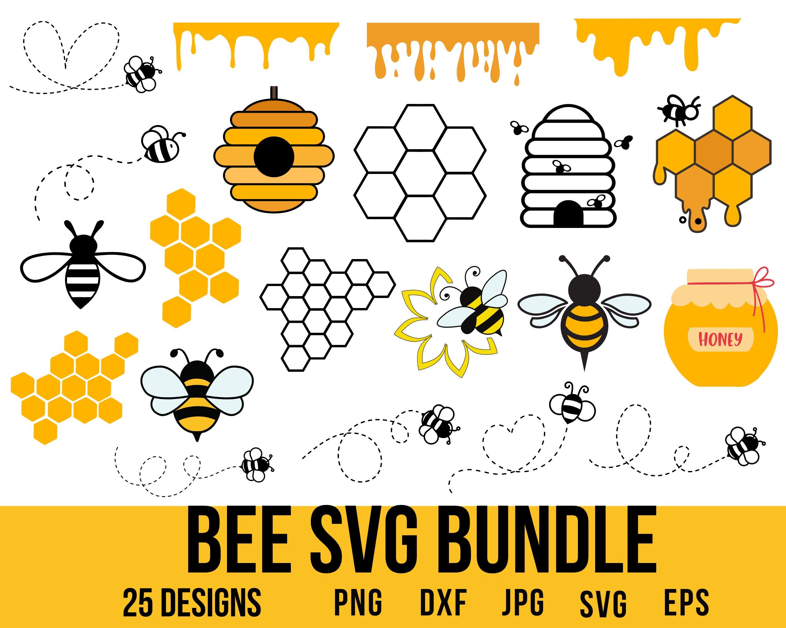 Bee Svg Bee Png Honeycomb Svg Bee Clipart Queen Bee Svg - Etsy Australia