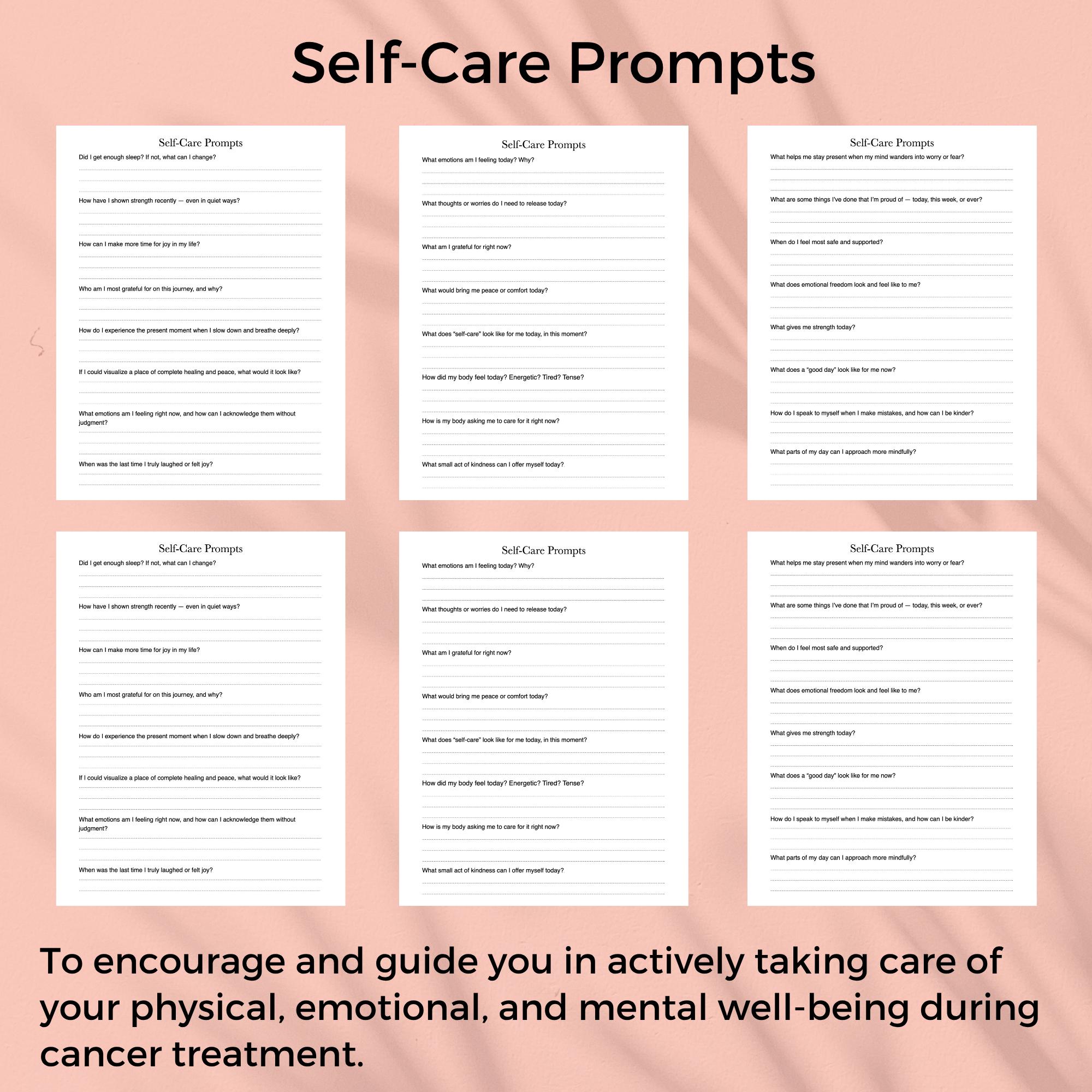 Printable Chemotherapy Daily Log, Journal, Daily Health Planner ...