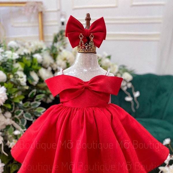 Red Baby Dress - Etsy