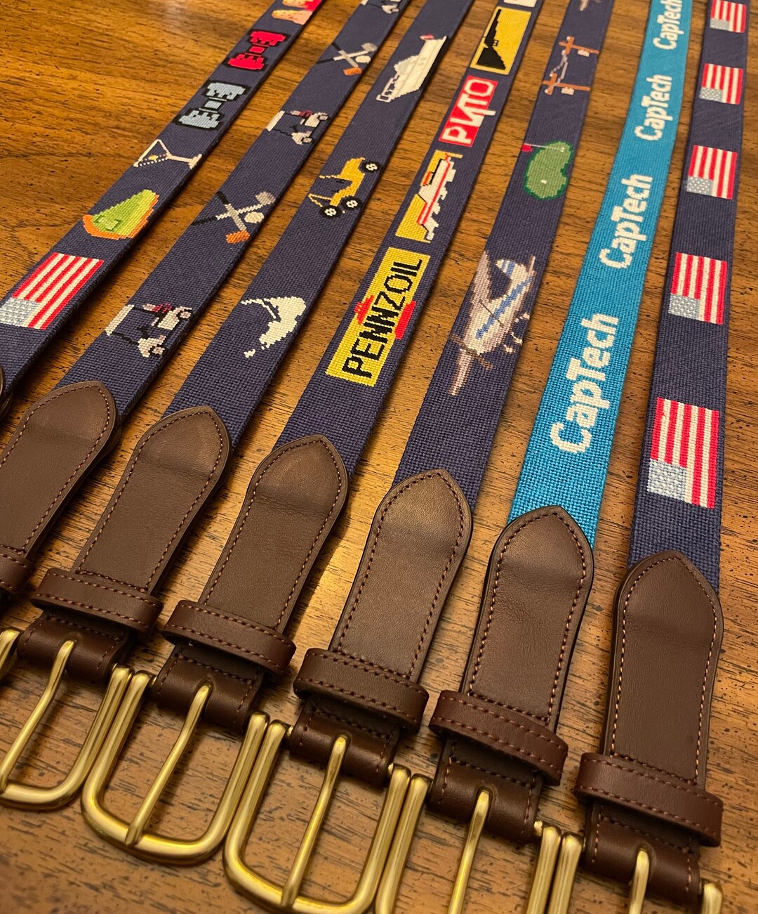 Custom Needlepoint Belt | 100% Hand-stitched | Personalized Belt ...
