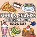Food & Snack Digital Coloring Book – Fun Kawaii Food Pages for All Ages ...