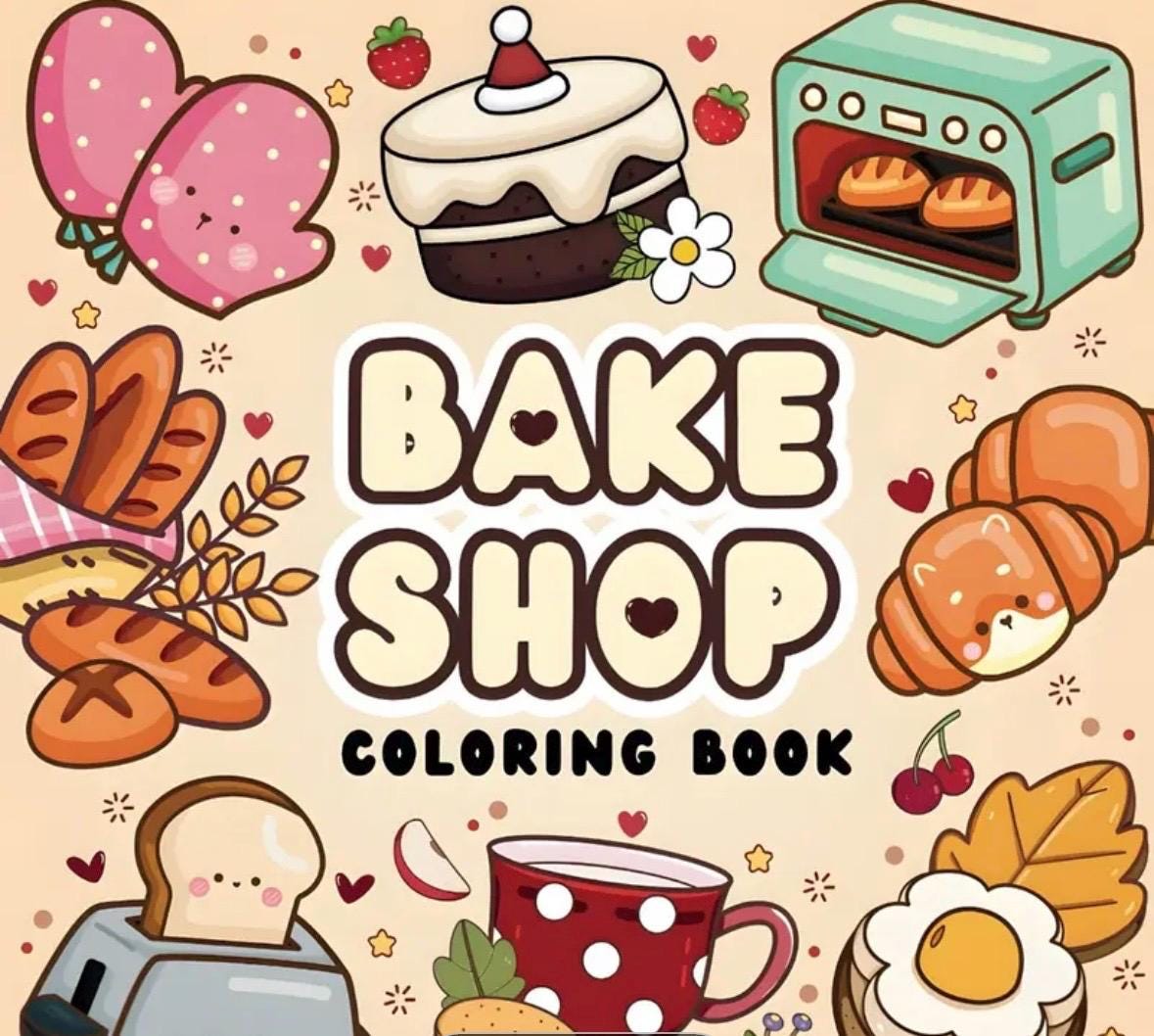 2 Food Paper Coloring Books - Etsy