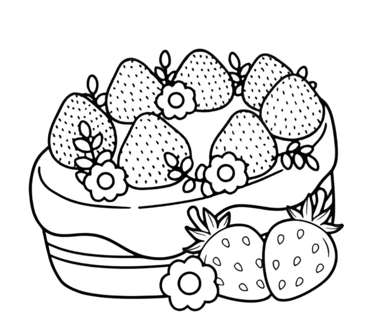 2 Food Paper Coloring Books - Etsy