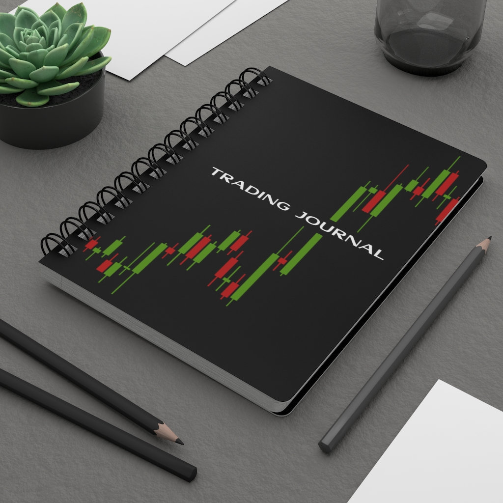 Trading Journal, Hardcover Notebook Lined, 50 Candlestick Technical ...