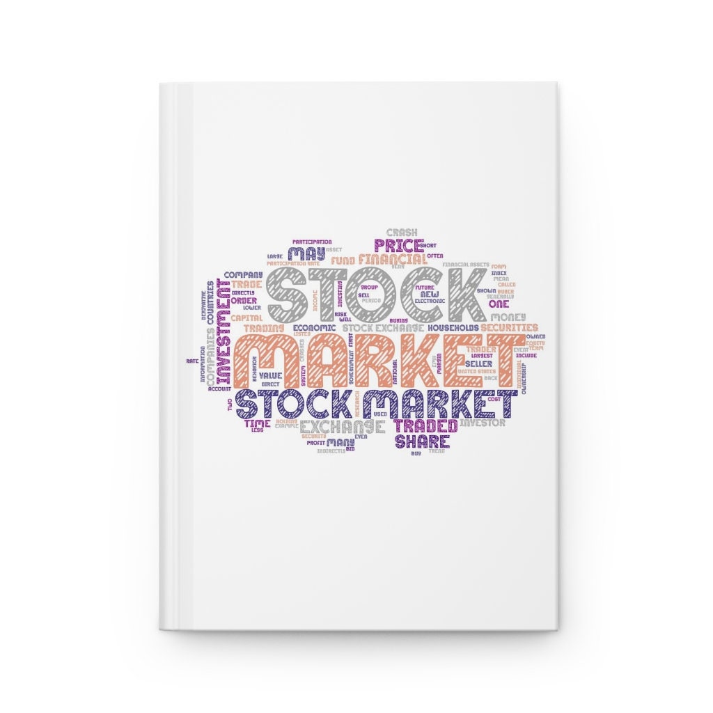 Trading Journal: Stock Market Word Cloud Notebook Day Trader - Etsy