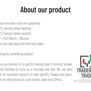 Candlestick Pattern Desk Mat With Trading Order Type References, Desk ...