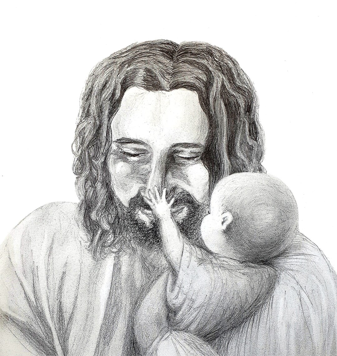 United in Heaven - Digital Download - Baby With Jesus - Baby in Heaven ...
