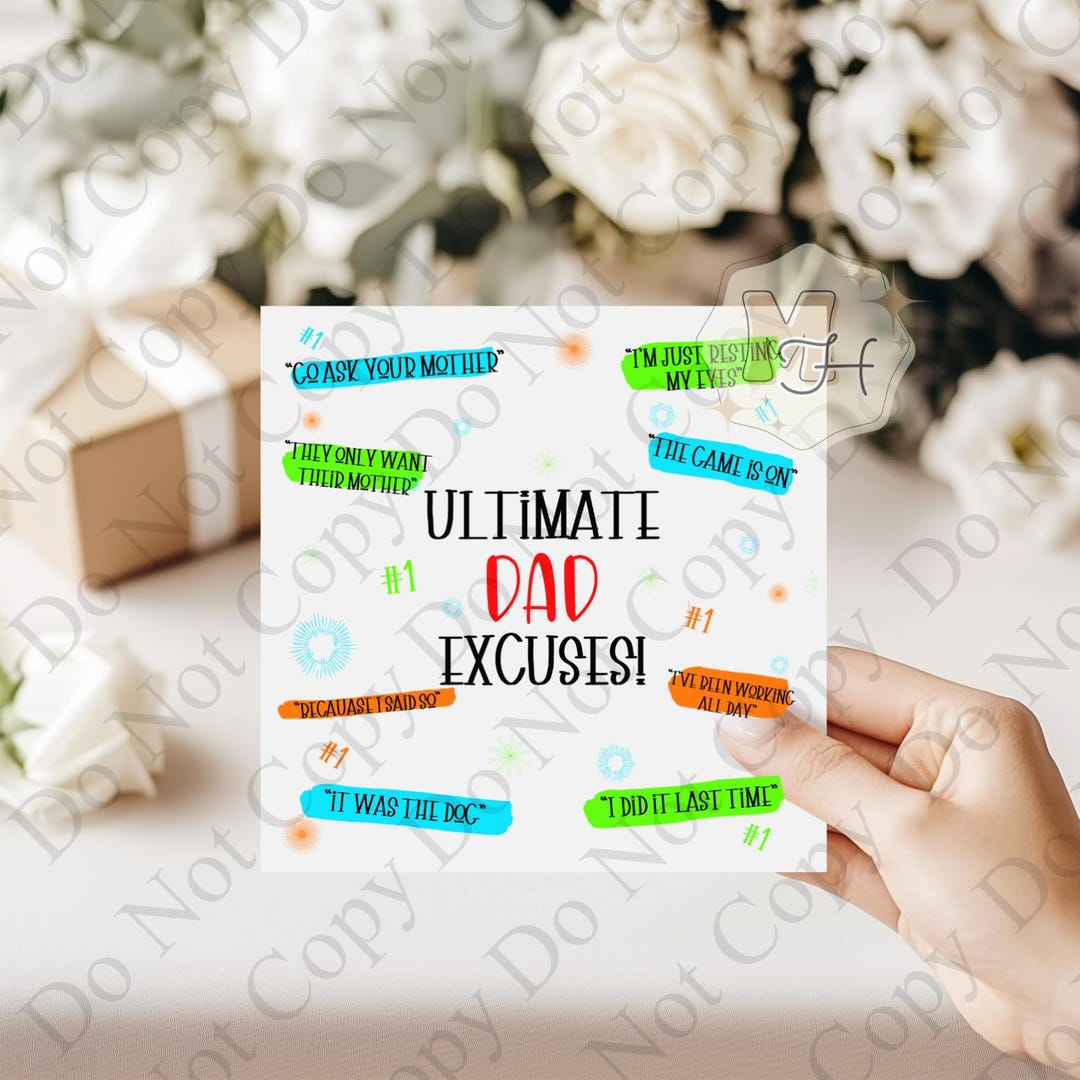 6” Square Father’s Day Card – Linen Effect | Elegant Textured Greeting ...