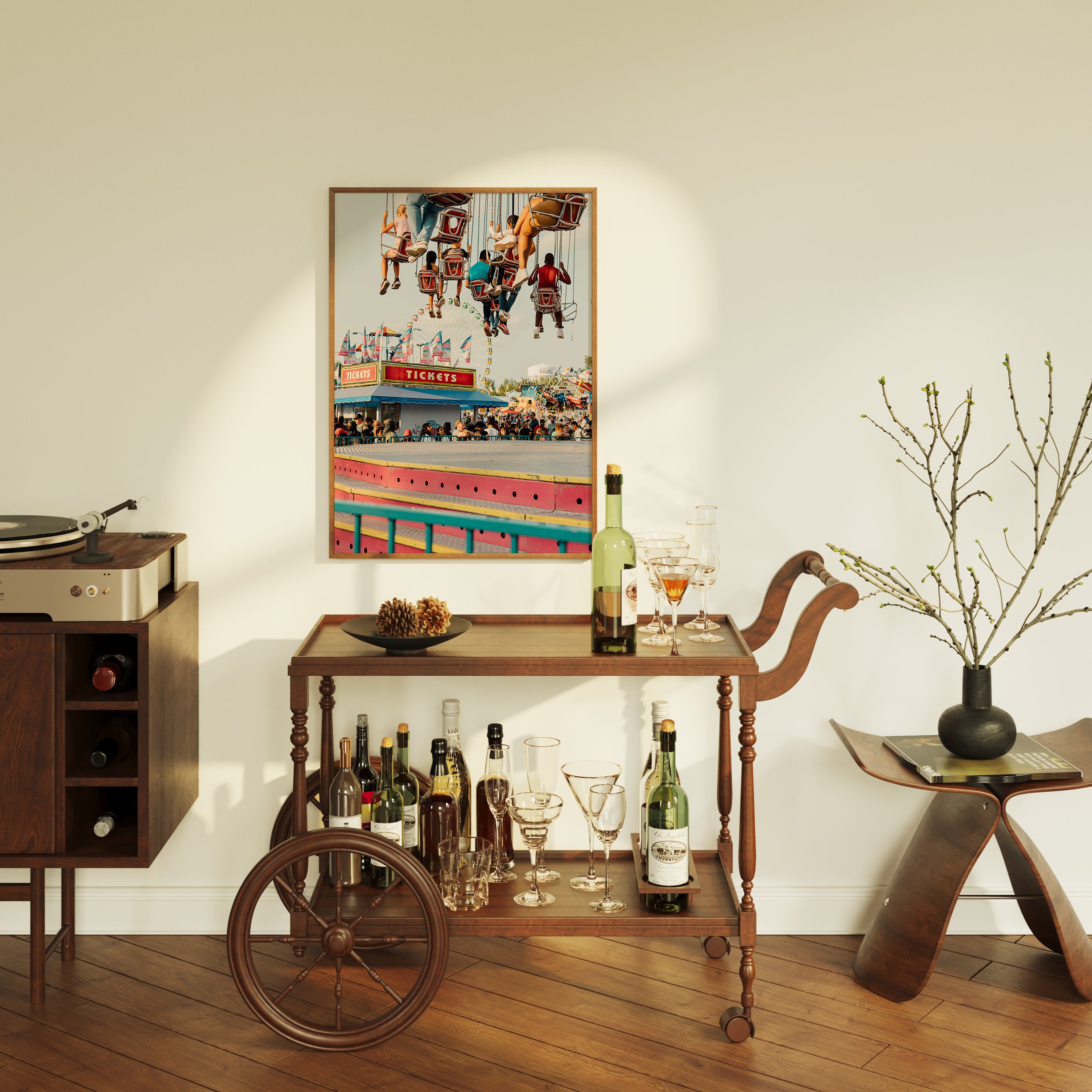 Minnesota State Fair Swings | Fine Art Print by Isaiah Rustad - Etsy